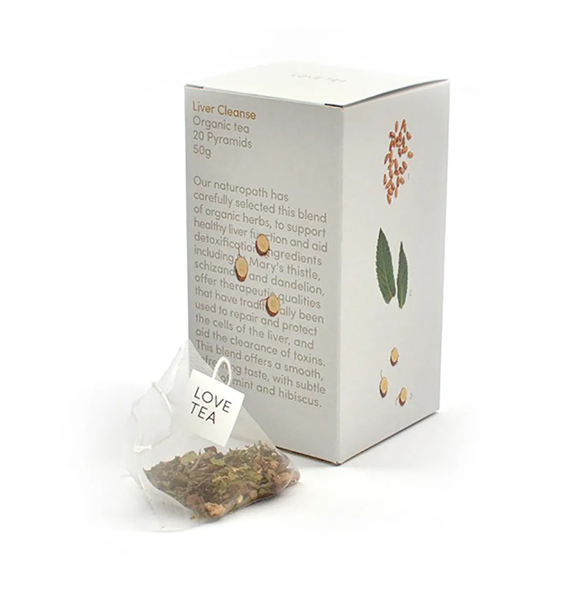 Love Tea Organic Liver Cleanse Tea x 20 Pyramids